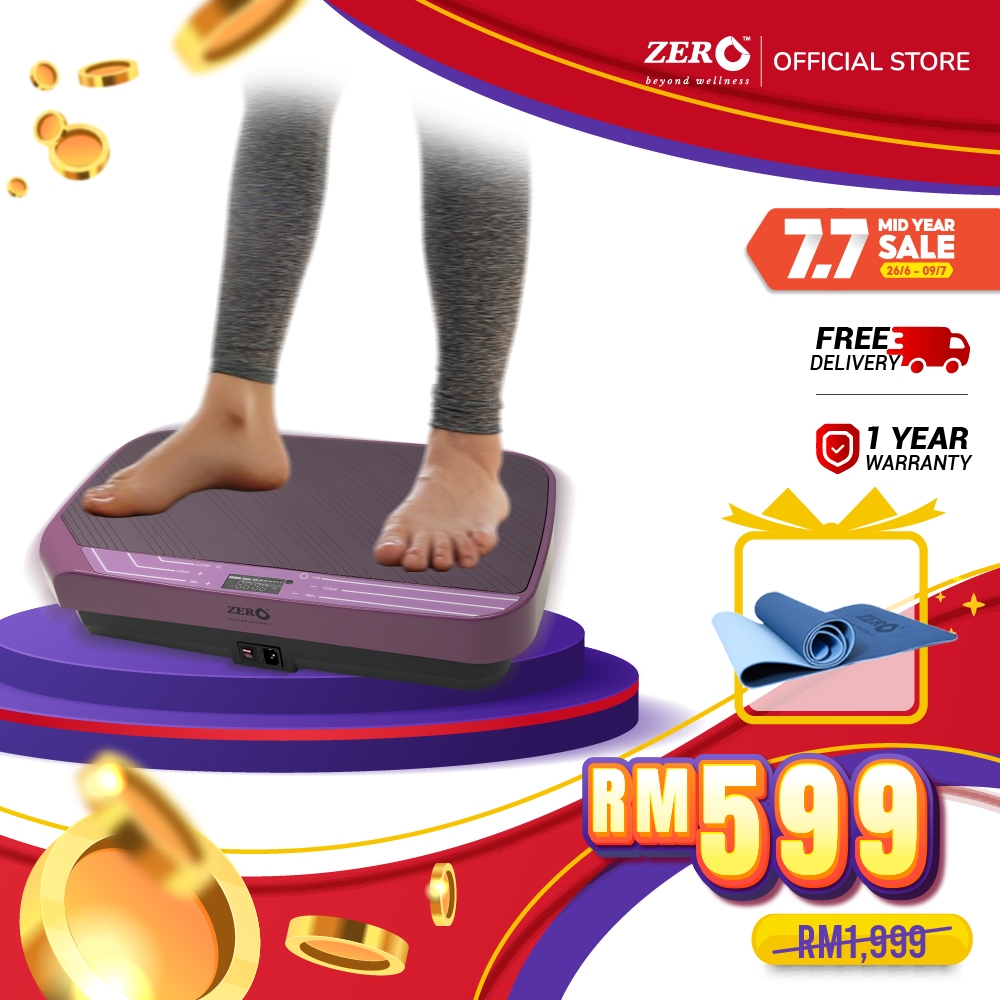 Zero Healthcare EEZY FITZ Body Vibration Exercise Plate – Full Body ...