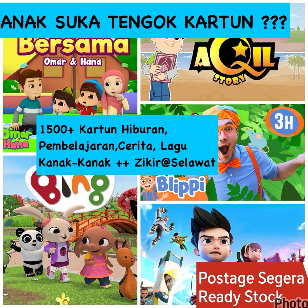 PENDRIVE KARTUN ANAK ANAK TERBAIK TERBARU 2025 -BOLEH REQUEST CERITA ...