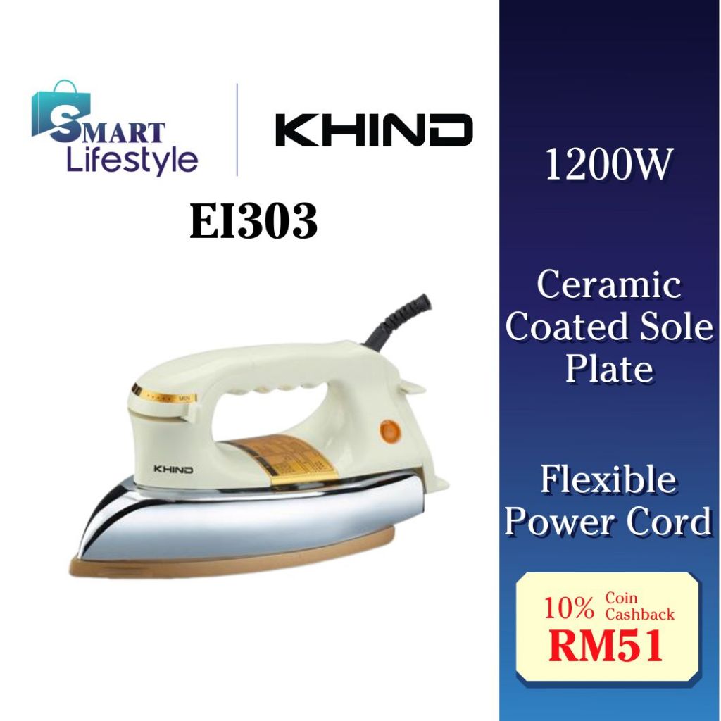 Khind Electric Dry Iron EI303 / Pensonic PI-500/PI-6001/PSI-1006 ...