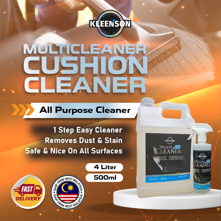 【Kleenson】Multi-Cleaner & Cushion Cleaner (500ML & 4L) | Interior ...