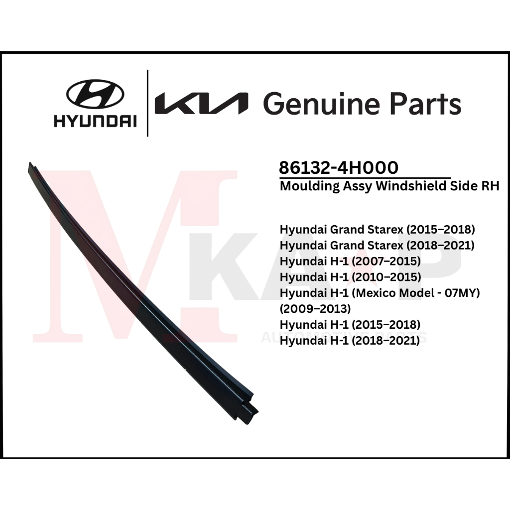 [ORIGINAL] Moulding Assy Windshield Side - Right Fits Hyundai Grand ...