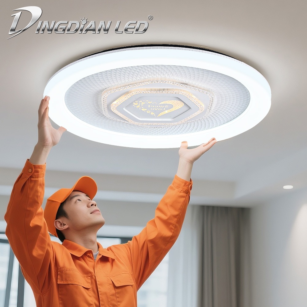 Dingdian LED Luxury Ceiling Light Nordic Tri-colors AC220V Home Indoor ...