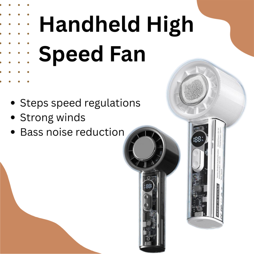 HX-F331B Handheld High-Speed FANS High Speed Turbo Portable USB Fan ...