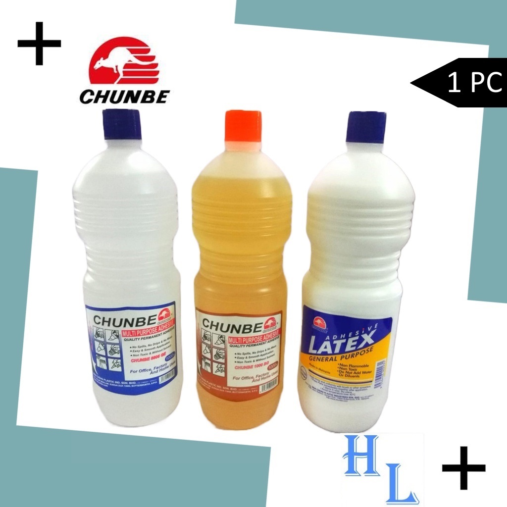 Chunbe Glue 1000ML Clear / White Latex / Brown Multi-Purpose Adhesive ...