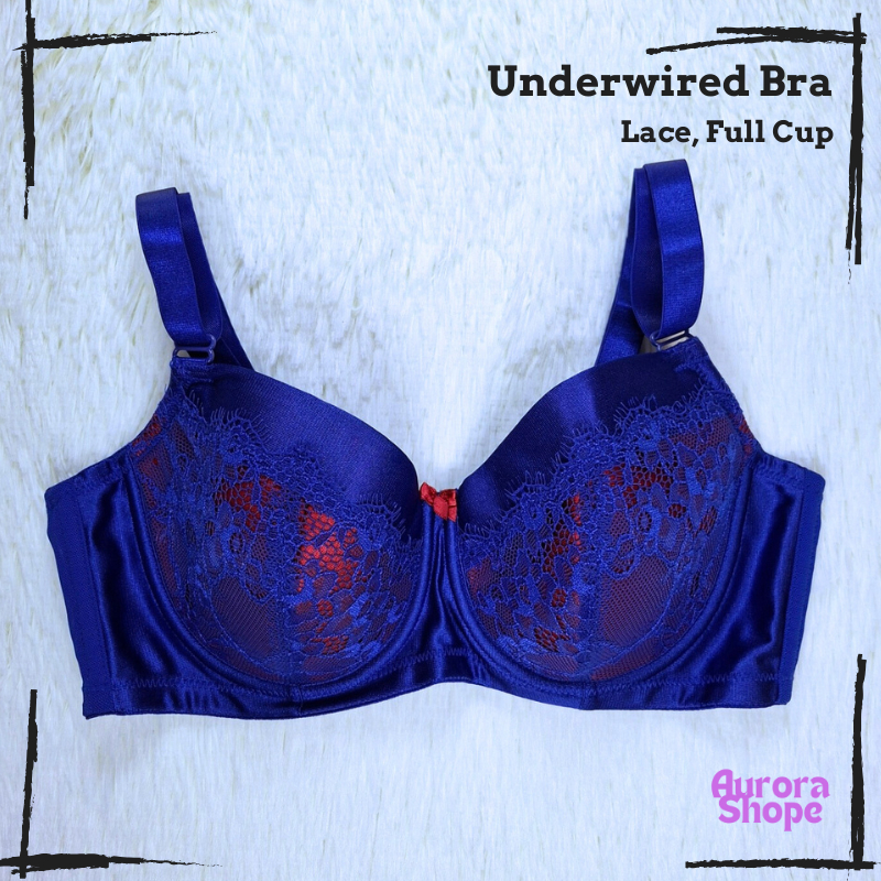 Yasmin Underwired Bra Lace Full Cup | Berdawai | 34B-42D | Sodalite ...