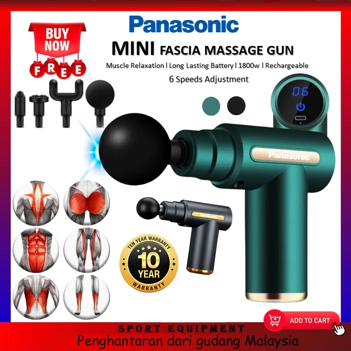 [24-hour delivery-10-year warranty] Panasonic massage gun 100% ...