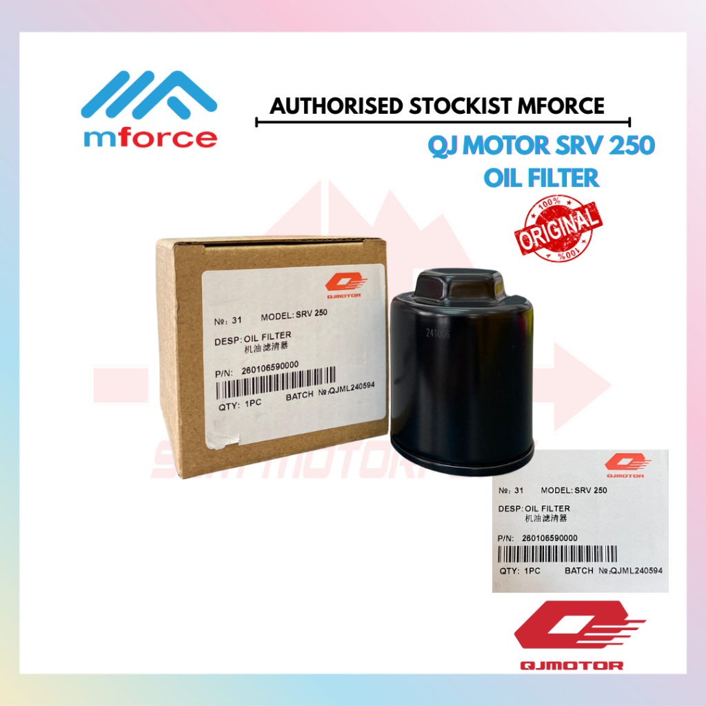 [100% ORIGINAL] QJ MOTOR SRV 250 / SRV 250 AMT / WMOTO ES250I XDV250 ...