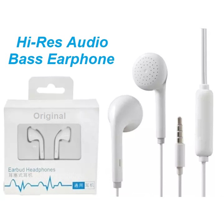 Bass Earphone For Vivo Handsfree MH133 Hi-Res Audio Headphone Stereo ...