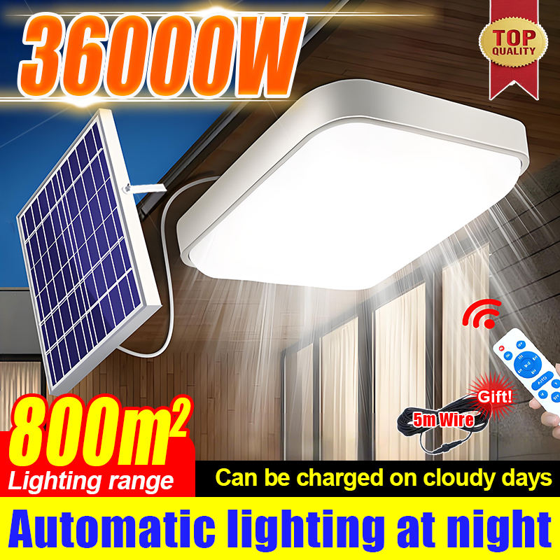 【24 hours delivery】 lampu siling ruang tamu moden solar light outdoor ...