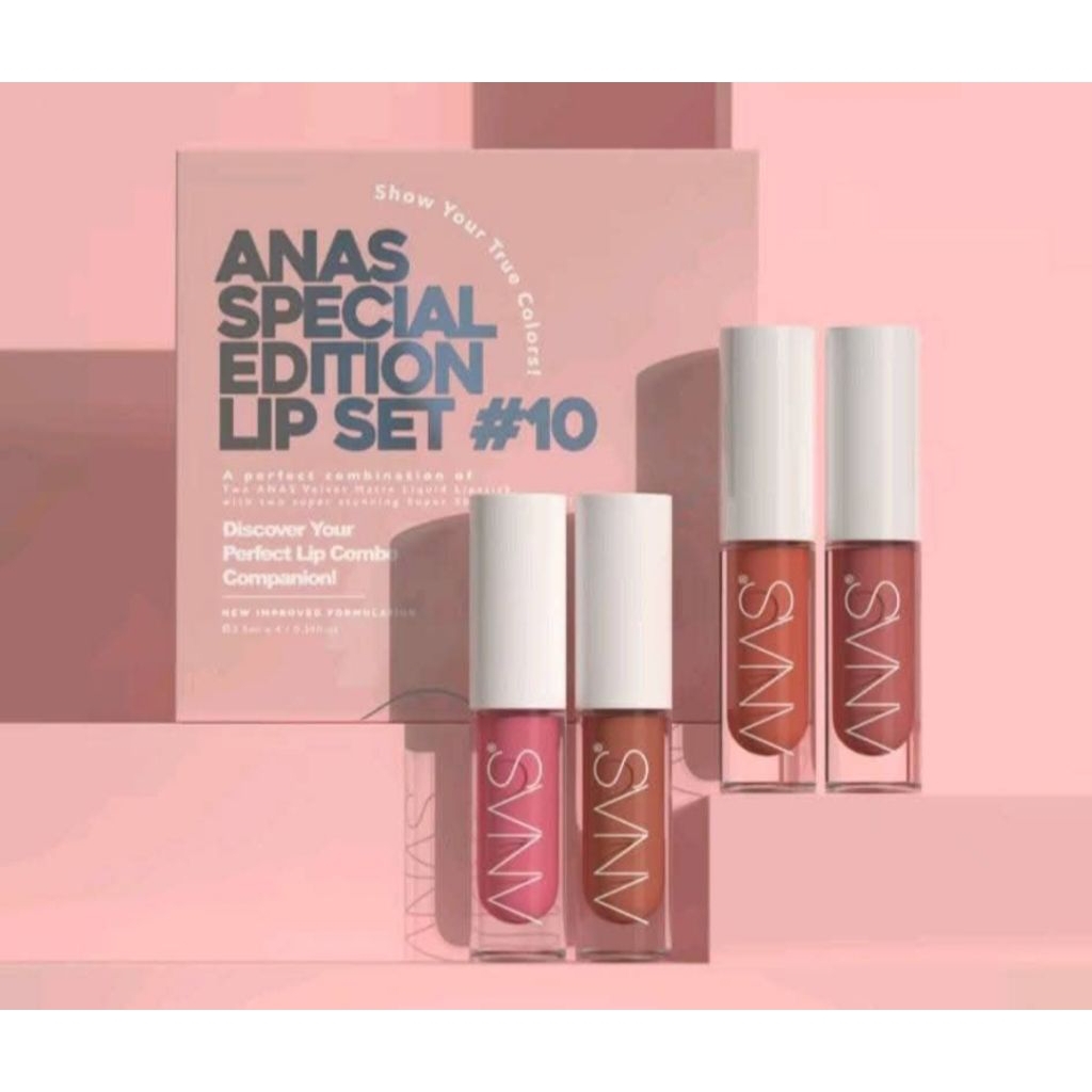 ANAS SPECIAL EDITION LIP SET #10 | Shopee Malaysia