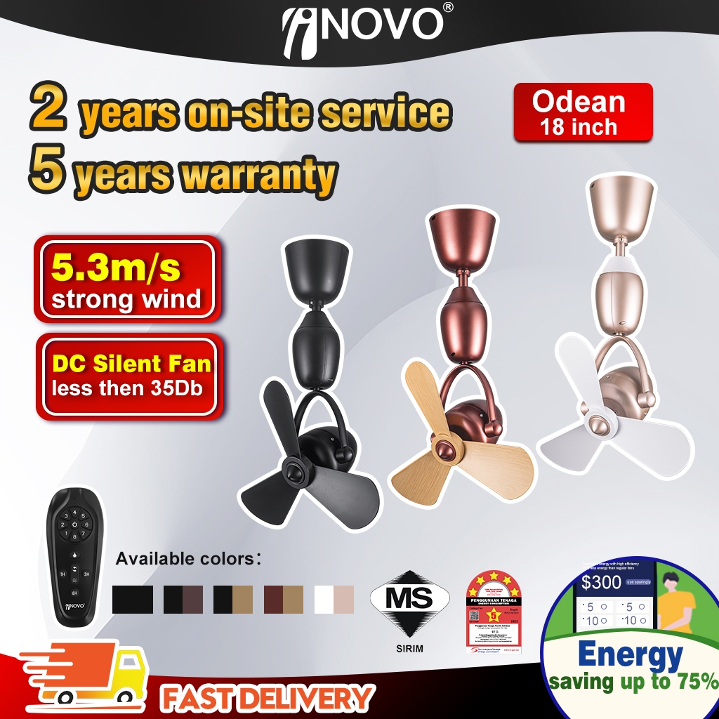 REGAIR INOVO Odean/Q18 Wall Fan With Remote Control 18inch Kipas ...