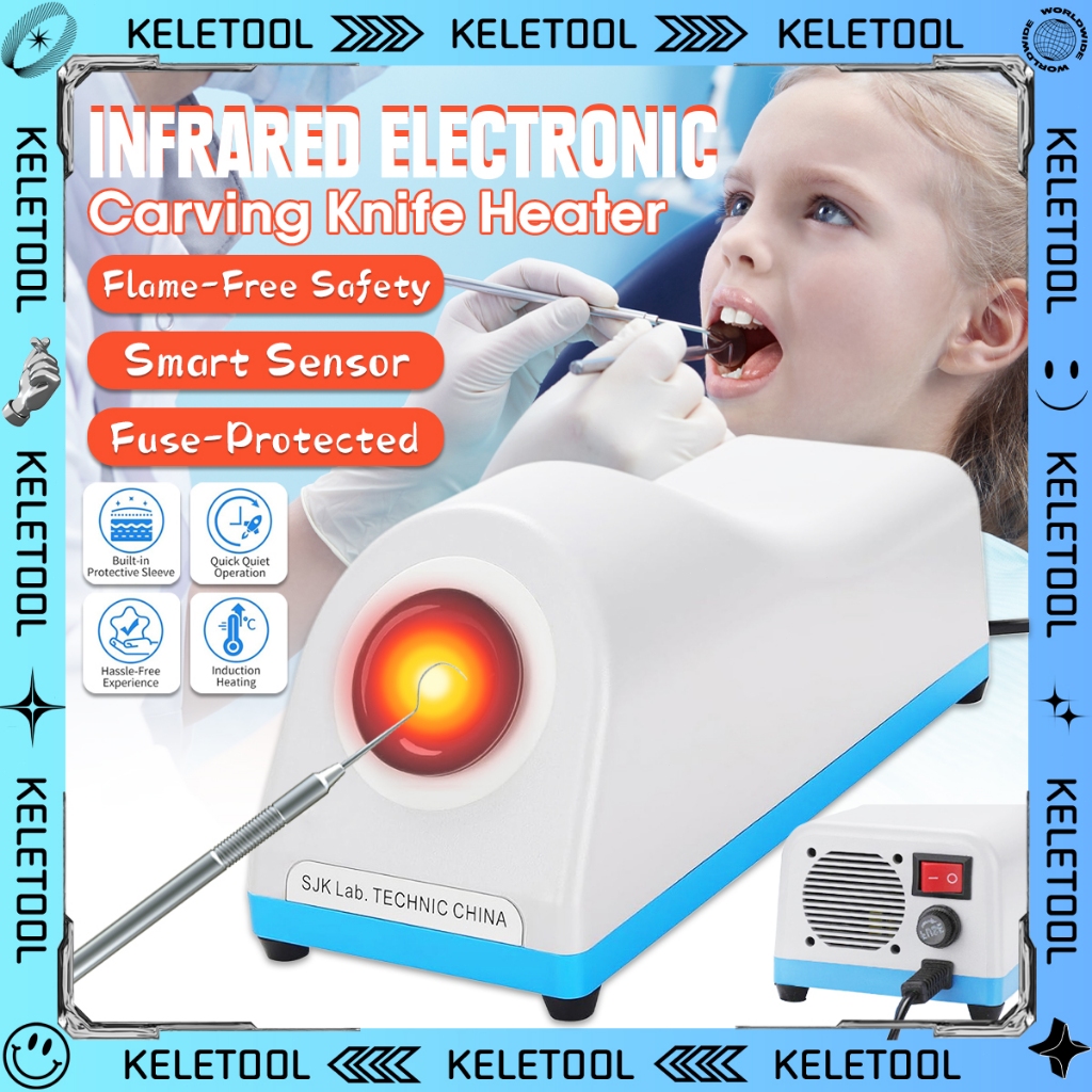 Dental Lab Infrared Electronic Induction Carving Knife Wax Heater ...