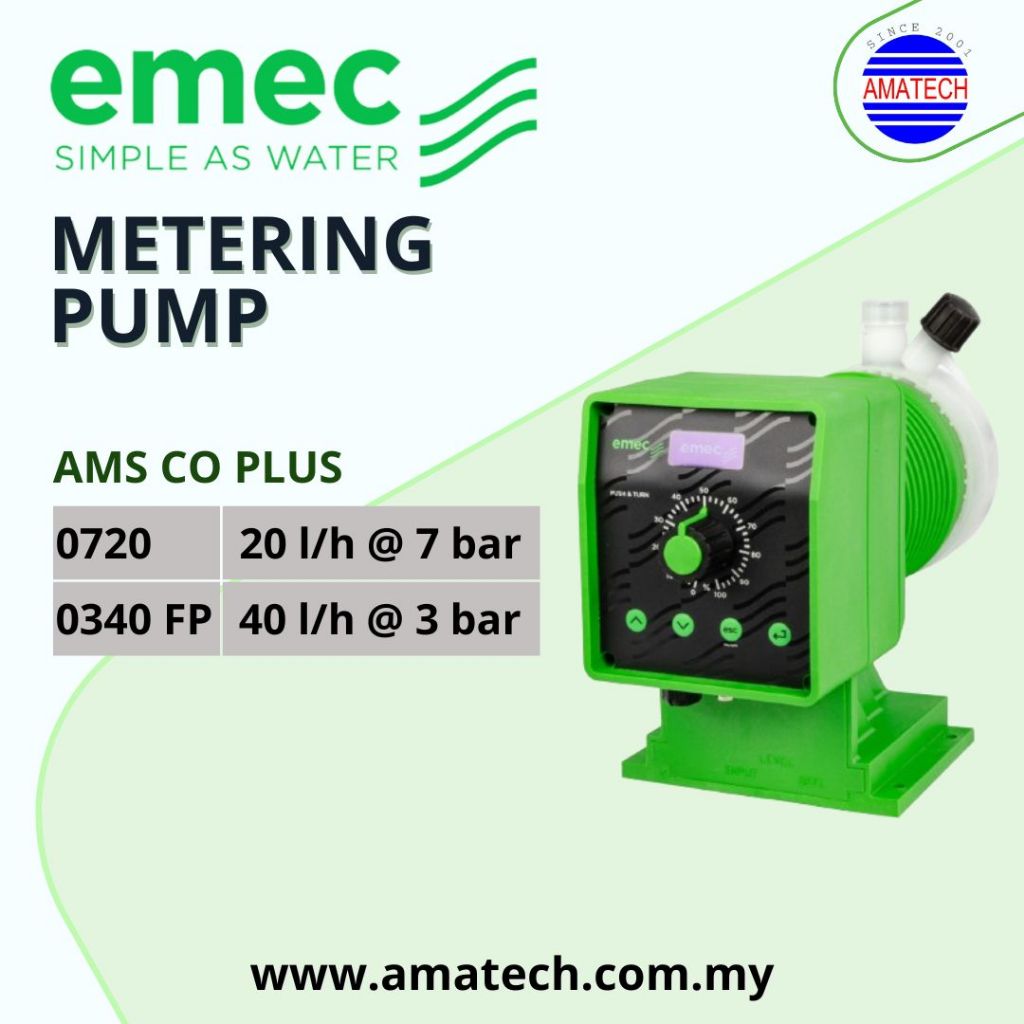 EMEC Metering Dosing Pump AMS CO PLUS -Cooling Tower, Swimming Pool ...