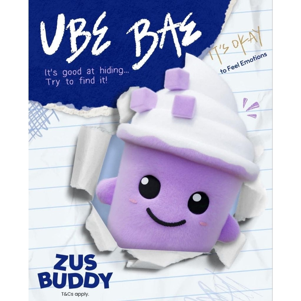 ZUS PLUSHIE SUPER RARE UBE BAE - ZUS BUDDY UBE BAE | Shopee Malaysia