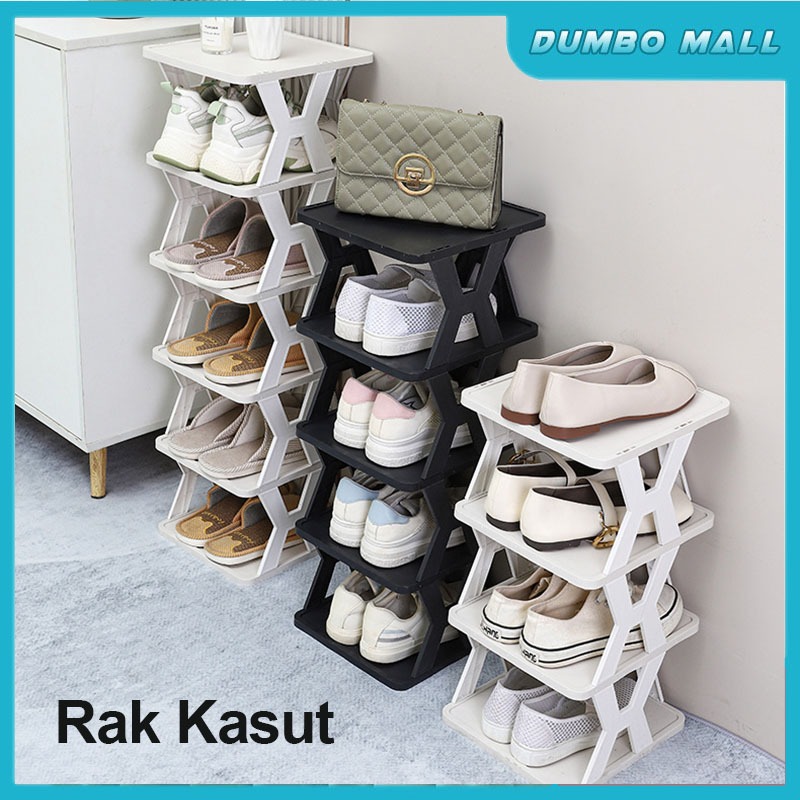 Simple Shoe Rack Multi-tier Narrow Shoes Storage Cabinet Lightweight ...
