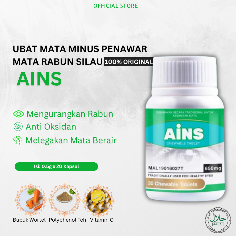 AINS Solution Ubat Mata Rabun dan Silau AINS Original Penawar Mata ...