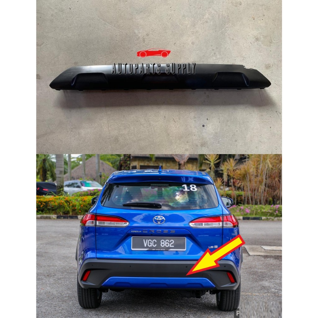ORIGINAL TOYOTA COROLLA CROSS 2021 - 2024 REAR BUMPER LOWER COVER LOWER ...