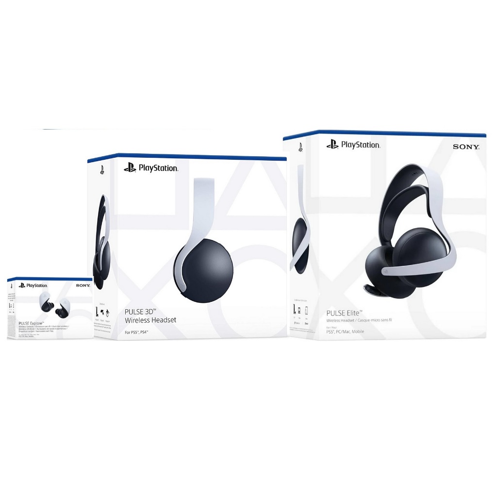 (1 YEAR WARRANTY) Sony Pulse Explore / Pulse 3D Wireless Headset ...