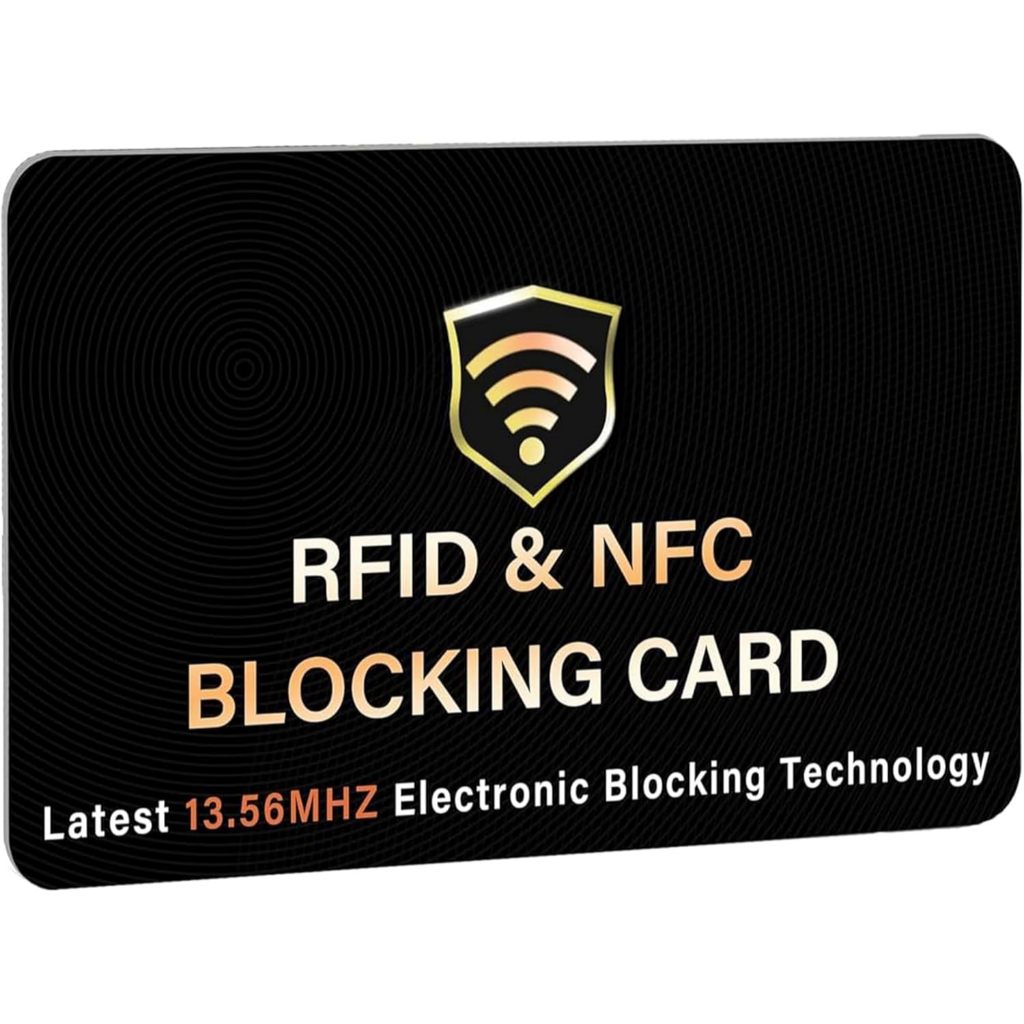 SaiTech IT RFID Blocking Card, One Card Protects Entire Wallet Purse ...