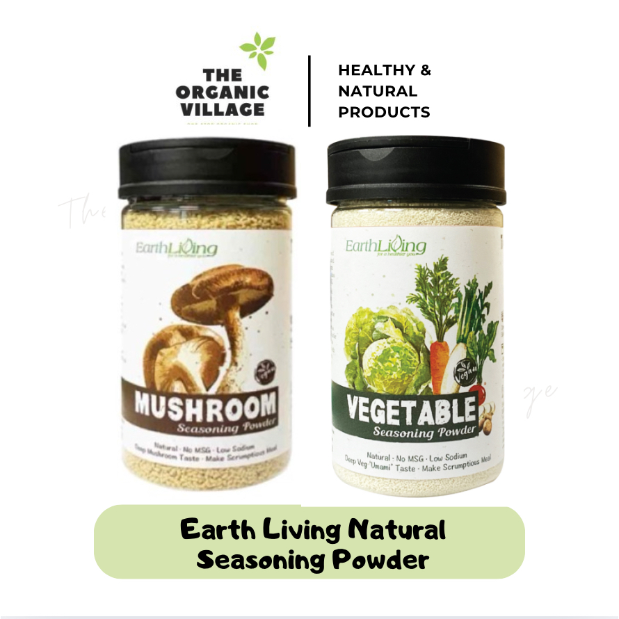 Earth Living Organic Mushroom / Vegetable Seasoning Powder 250g ...