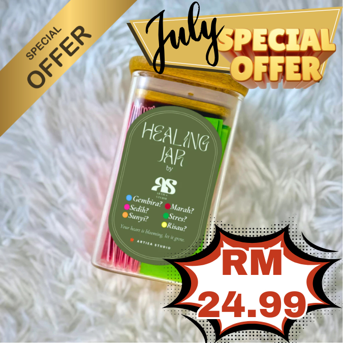 SET HEALING JAR -HADIAH/HARI JADI/SELF REWARD-Pujukan Hati dari Ayat ...