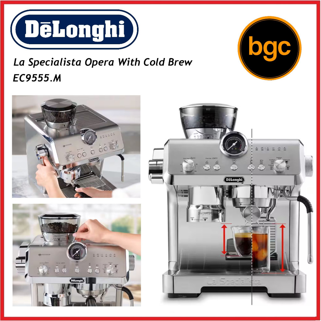 Delonghi La Specialista Opera EC9555 Espresso Maker With Cold Brew ...