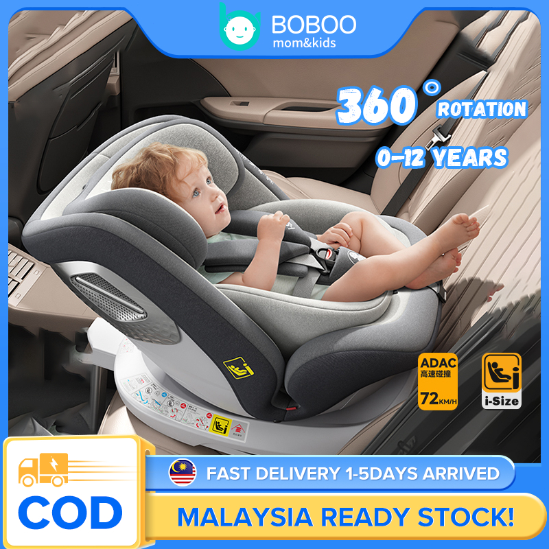 ISOFIX Baby Car Seat 360°revolve Newborn to 12 Years Old Child infant ...