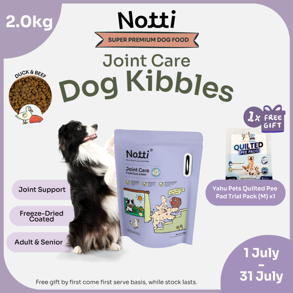 Notti 2kg JointCare Fresh Duck & Beef Super Premium Dog Food Makanan ...