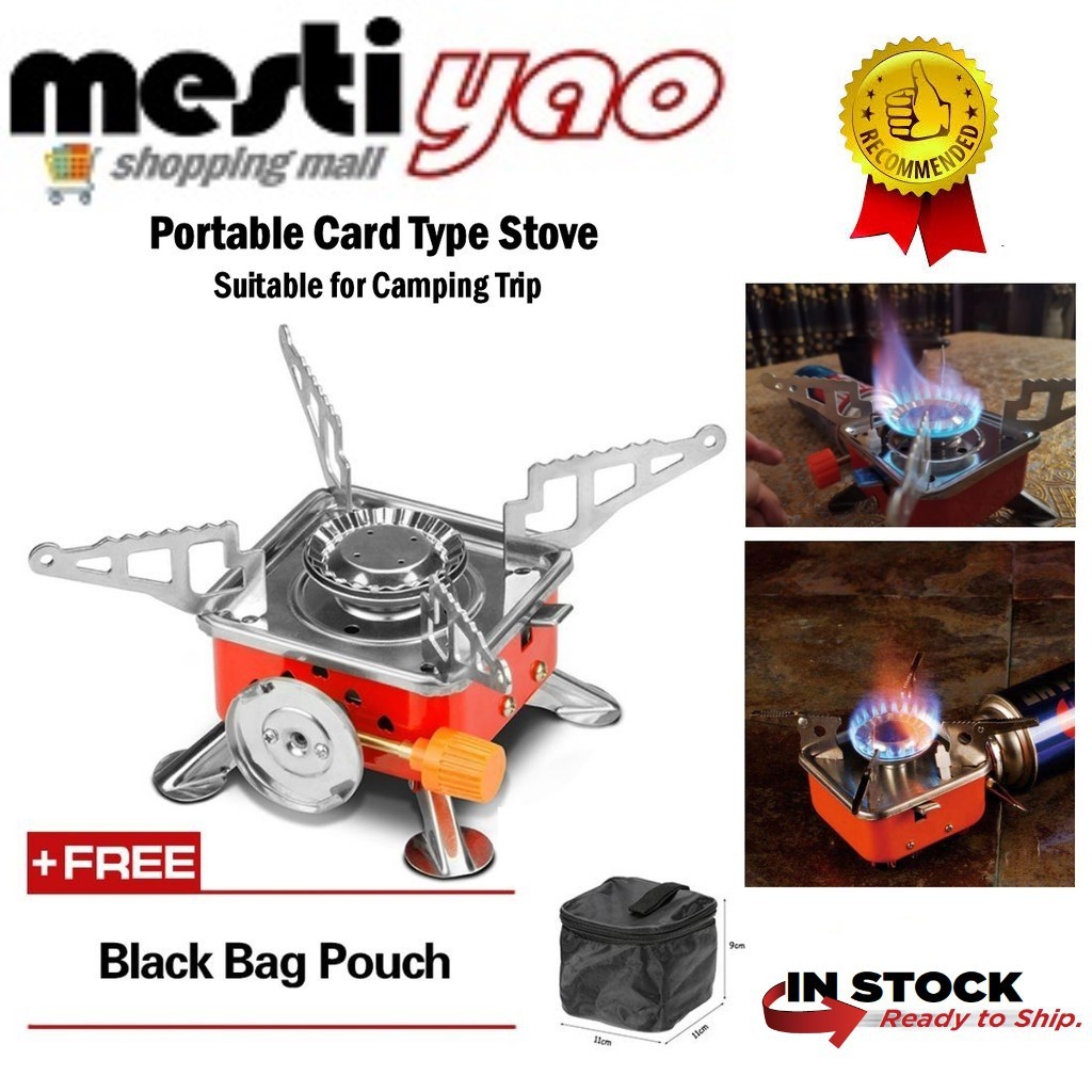 Mini Camping Portable Outdoor Picnic Gas Stove Cooking Burner-Powered ...