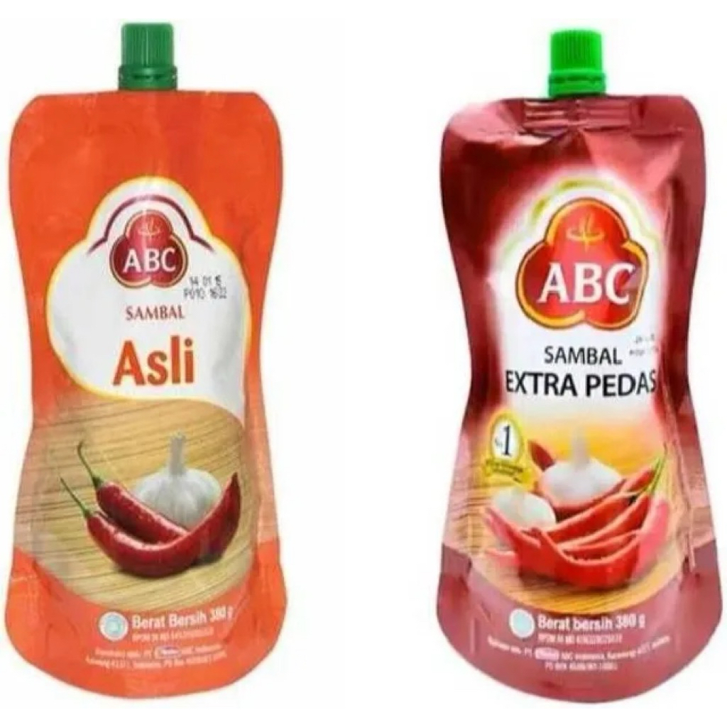 SAMBAL ABC EXTRA PEDAS POUCH 380g | Shopee Malaysia