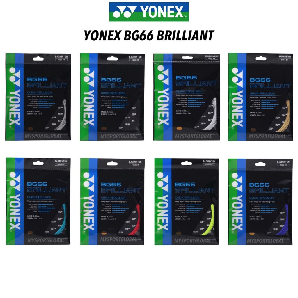 YONEX BG66 BRILLIANT STRING ( ORIGINAL YONEX ) | Shopee Malaysia