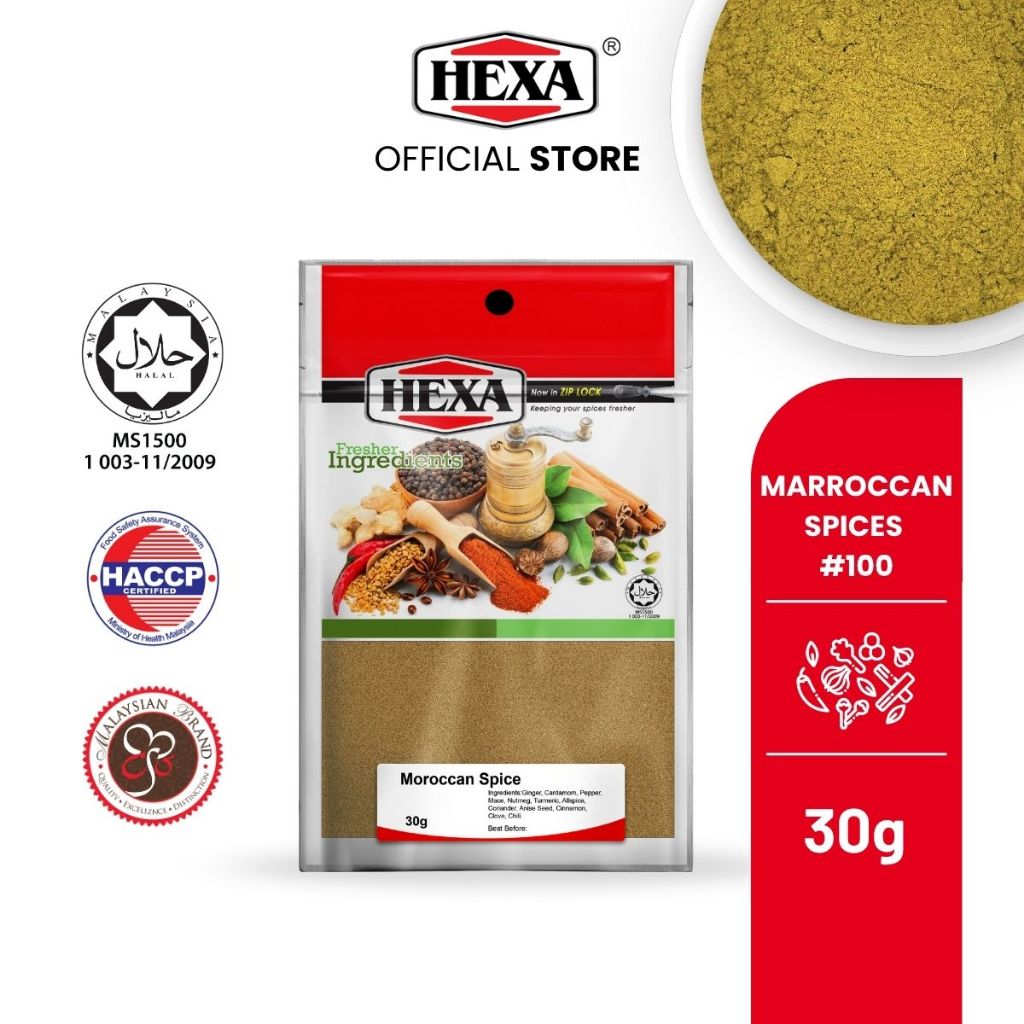 HEXA HALAL Moroccan Spice 30gm | Shopee Malaysia