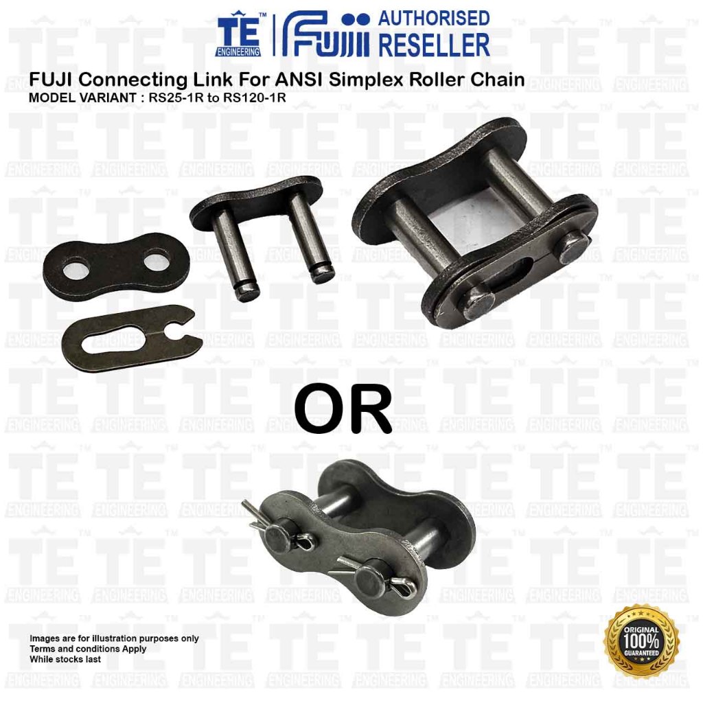 FUJI Connecting Link For ANSI Simplex Roller Chain ( RS25-1R to RS120 ...