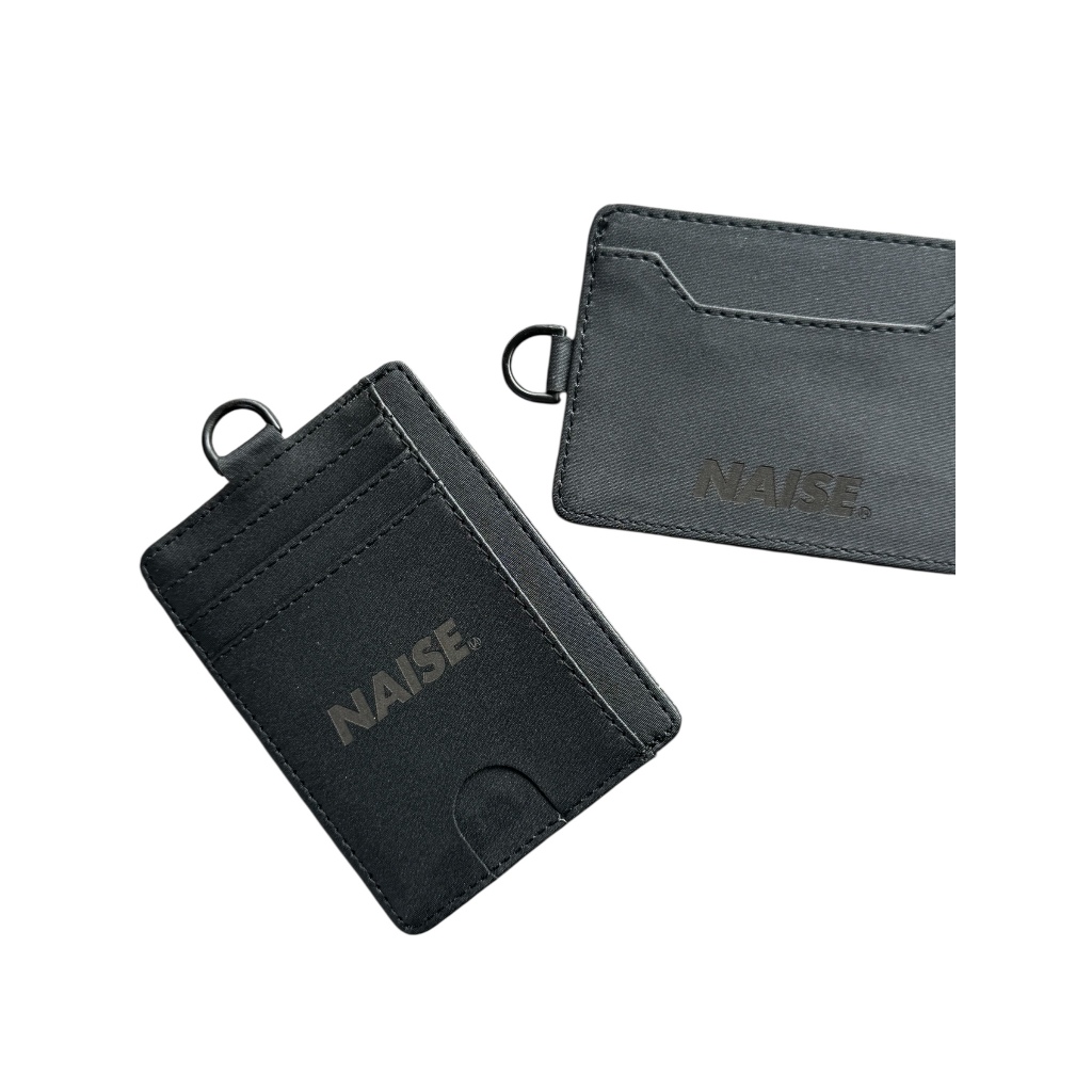 Naise Stuart Card Holder Black Color, 2 version Horizontal and Vertical ...