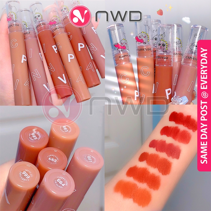 𝗟𝗢𝗡𝗚 𝗟𝗔𝗦𝗧𝗜𝗡𝗚 》CAPPUVINI Matte Liquid Lipstick Cosmetic Makeup Beauty ...