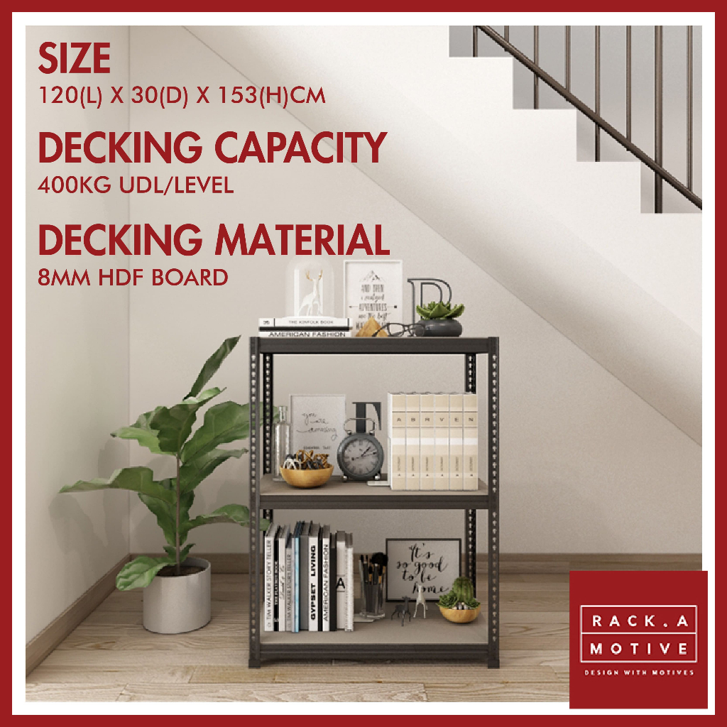 Rack A Motive Boltless Rack Texture Black Level 3 Boltless Rack Storage ...