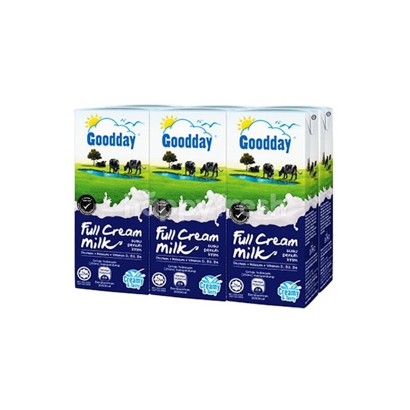 GOODDAY UHT MILK SUSU 200ML X 6PKT- FULL CREAM | Shopee Malaysia