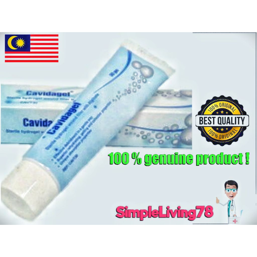 Cavidagel Hydrogel with Alginate 30g ( Expired : Nov 2027 )Krim Luka ...