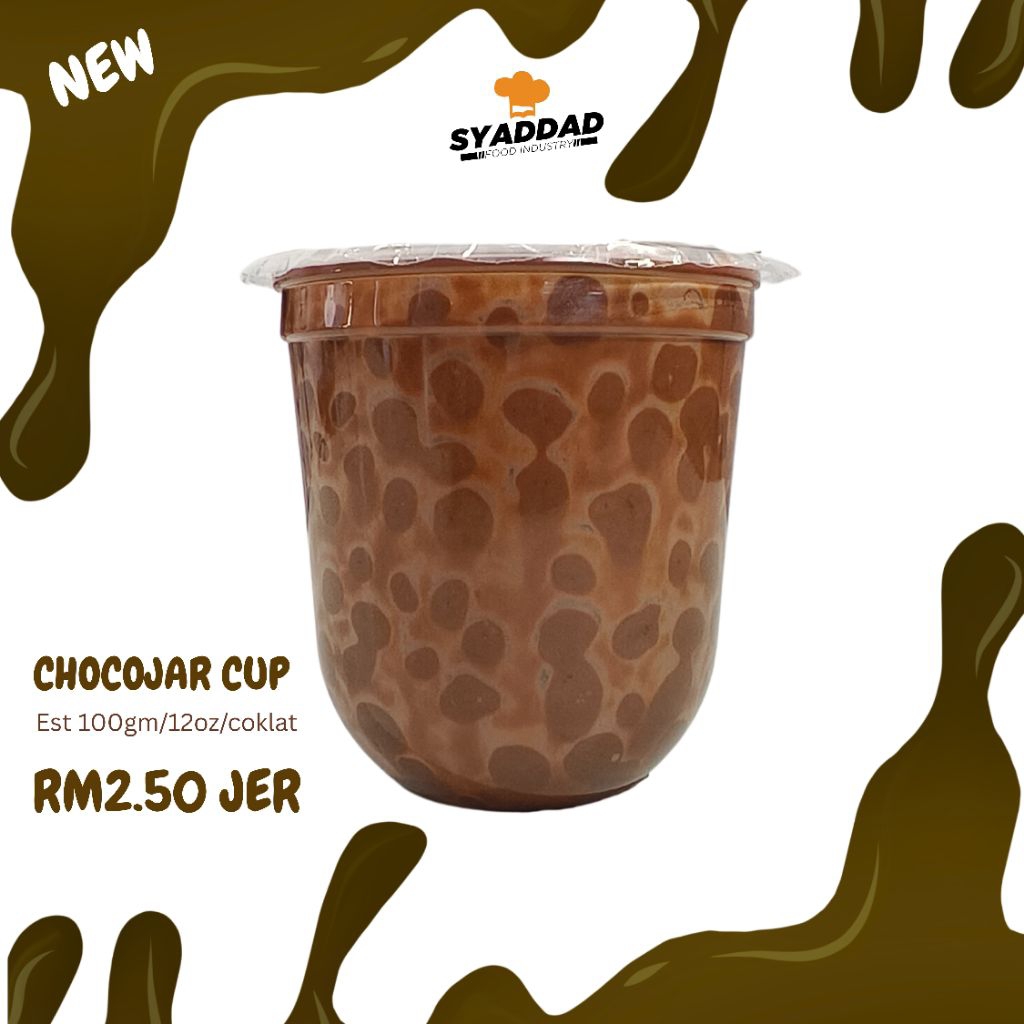 12pcs Chococup Premium Viral 100g / Chocojar Viral (Maximum Pembelian ...