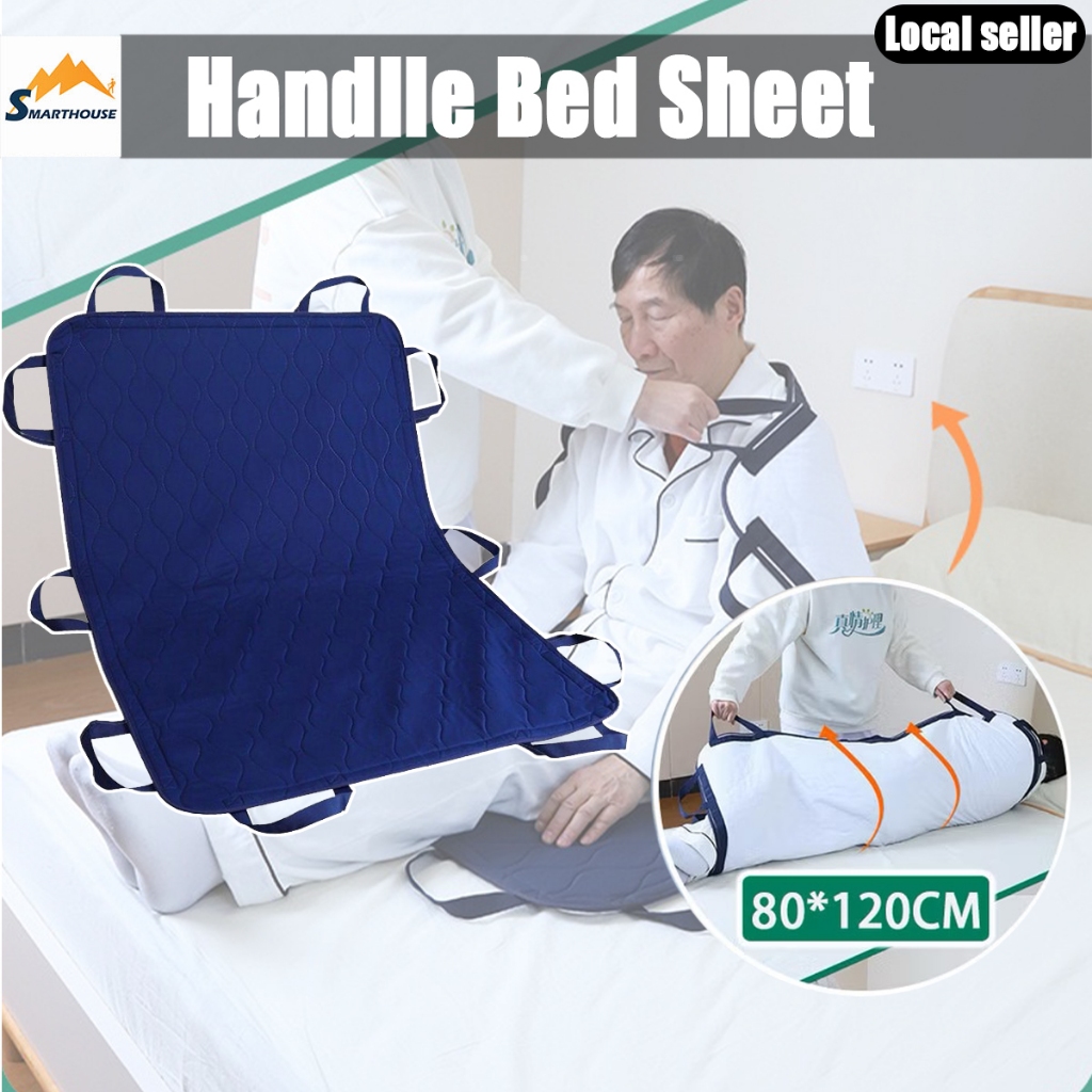 Turning Transfer Bed Pad with Handle Washable Incontinence Urine Mat ...
