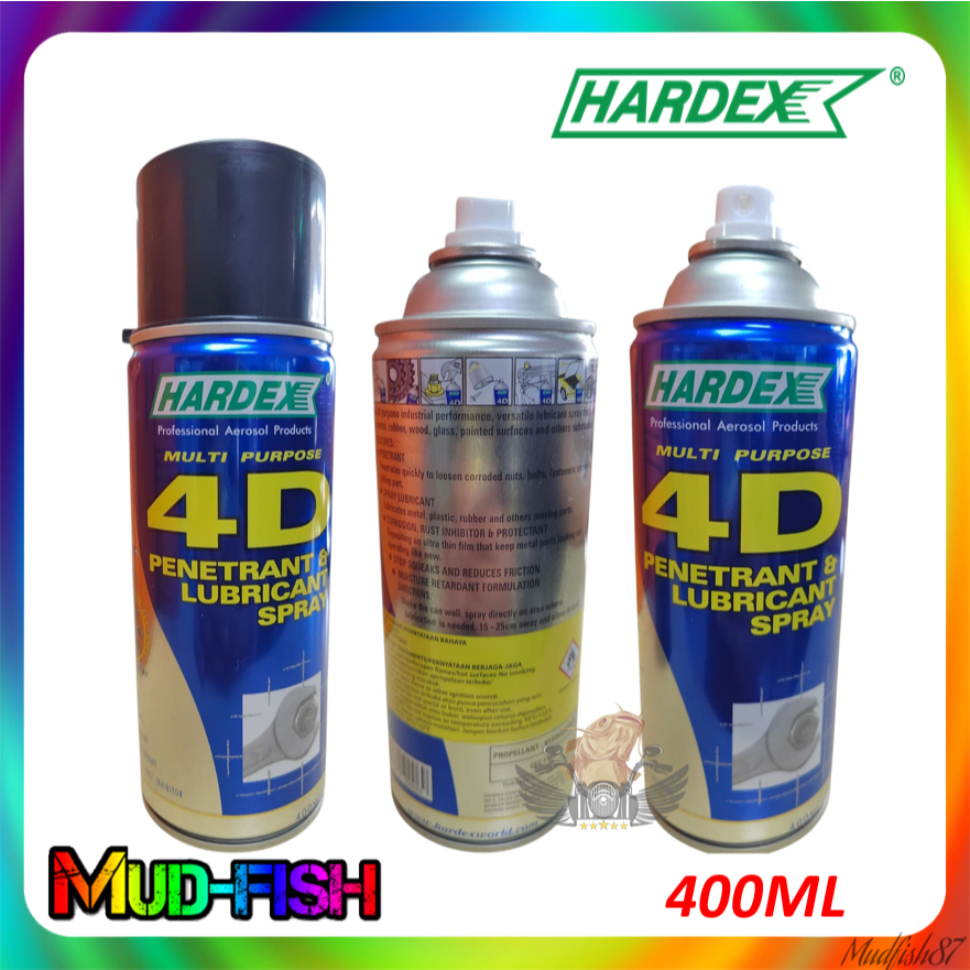 HARDEX PROFESSIONAL AEROSOL - MULTI PURPOSE 4D PENETRANT & LUBRICANT ...