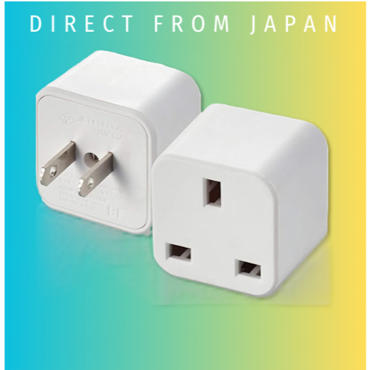 ELECOM Conversion Plug for Japan BF Type White T-NHPABFWH【Direct from ...
