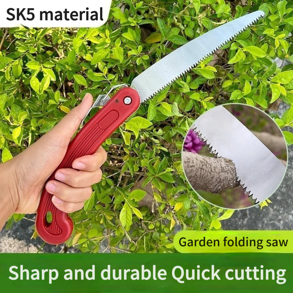 READY STOCK Folding saw fruit tree saw garden saw artifact pruning saw ...