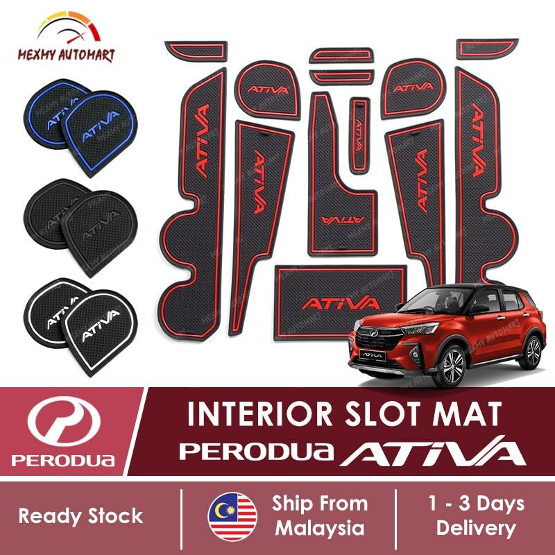 Perodua ATIVA Slot Mat Interior Accessories Gear Up Bodykit Body Kit ...