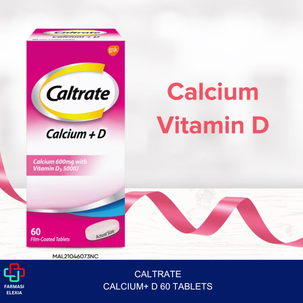 CALTRATE CALCIUM + D 60 tablets | Shopee Malaysia