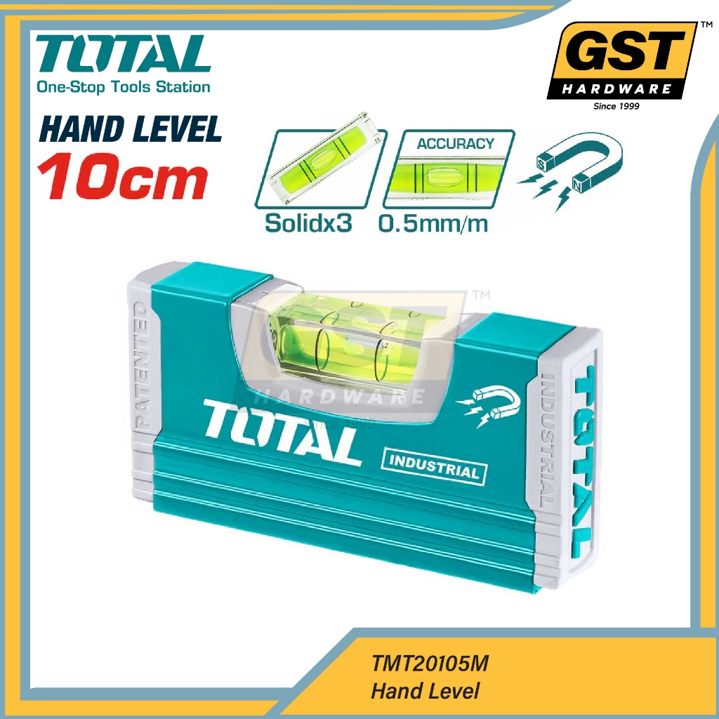 🔥 TOTAL Water Level Ruler Spirit Level Ruler Magnetic Level Timbang Air ...