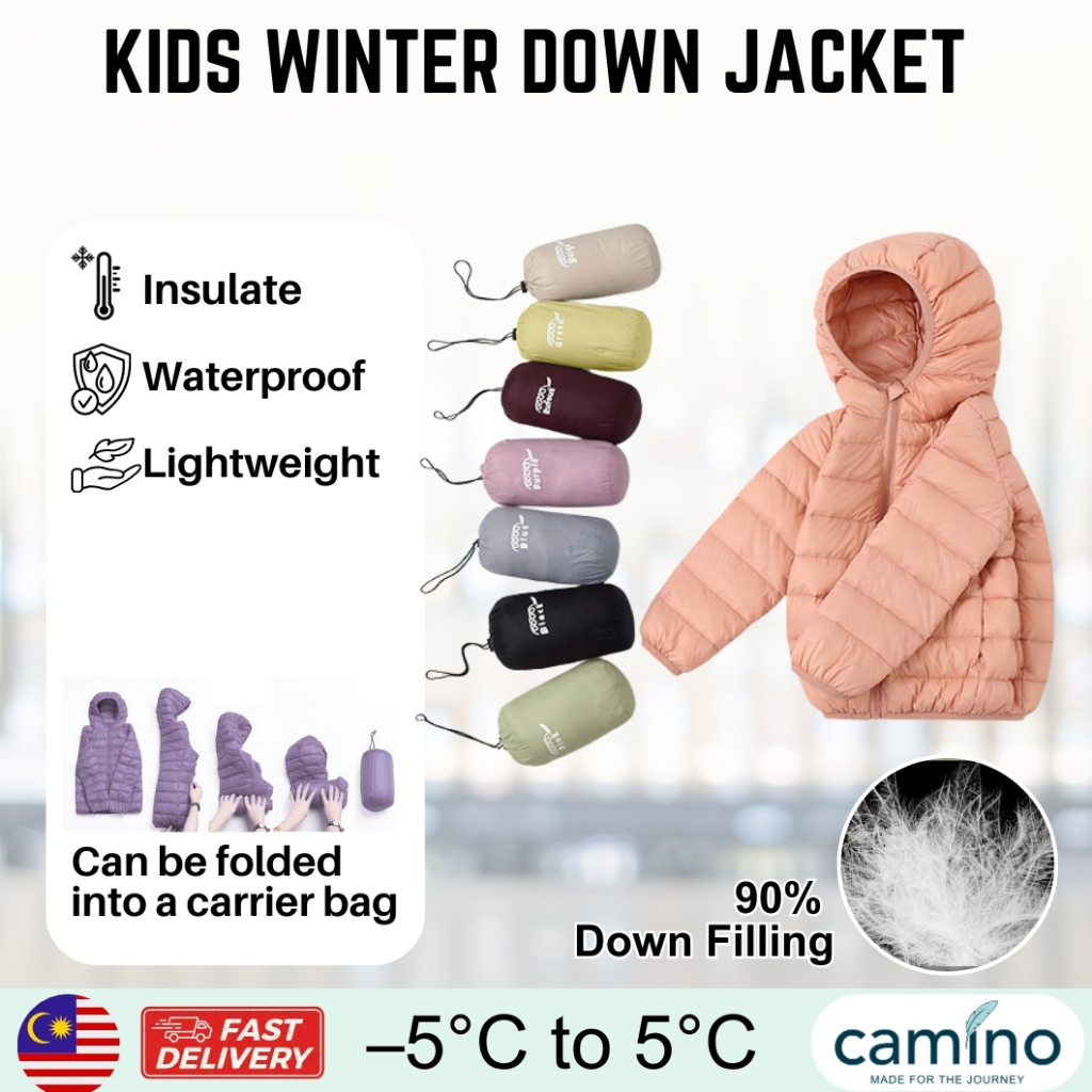 Kids Winter Jacket Down Filling Winter Coat Kids Baby Toddler Winter ...