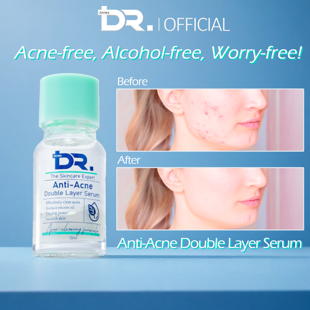 Dr. Jones Anti-Acne Double-Layer Serum Salicylic Acid Affordable for ...