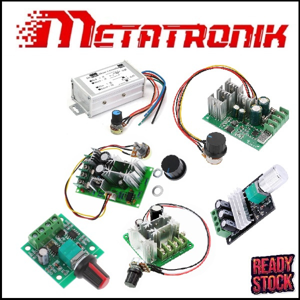 PULSE WIDTH MODULATION (PWM) DC MOTOR CONTROLLER NON-REVERSIBLE 2A-20A ...