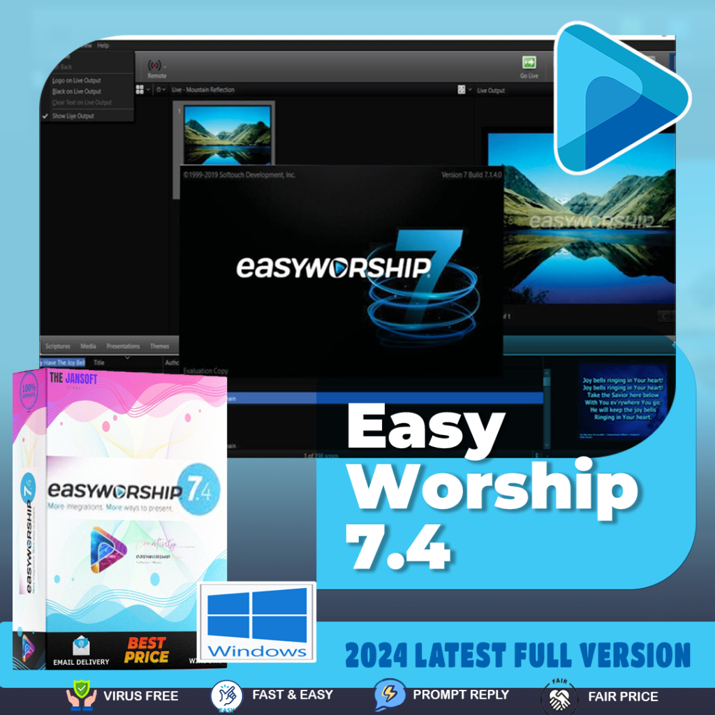 EasyWorship 7.4 2025 Latest Full Version | Lifetime | Dependable ...